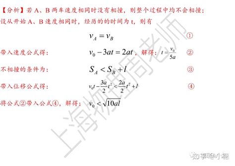 高中物理——追击相遇问题的四种常见解题方法 知乎 高中物理——追击相遇问题的四种常见解题方法 知乎