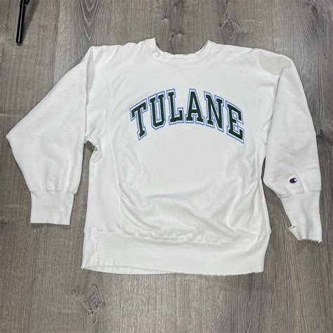 Vintage Tulane Chmpion Reverse Weave Crewneck 🇺🇸made Depop