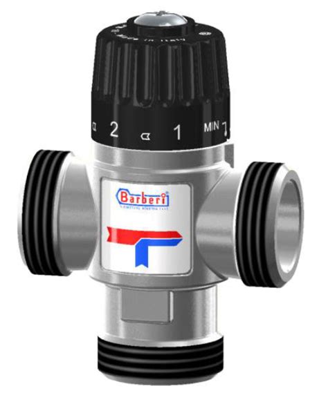 1 Inch Thermostatic Mixing Valve 20 43c Side Way Mixed Water Male 25m3