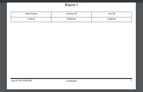 Javascript Birt Report Create Different Footers For Different Pages