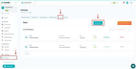 How To Create Custom Roles On Monnify Monnify