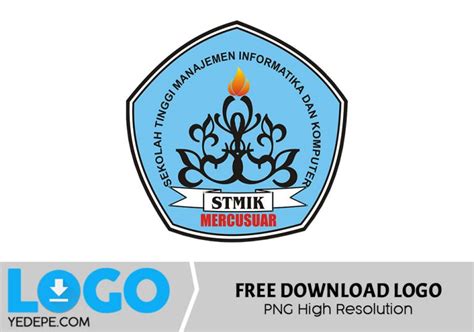 Logo Sekolah Tinggi Manajemen Informatika Dan Komputer Mercusuar Free Download Logo Format Png