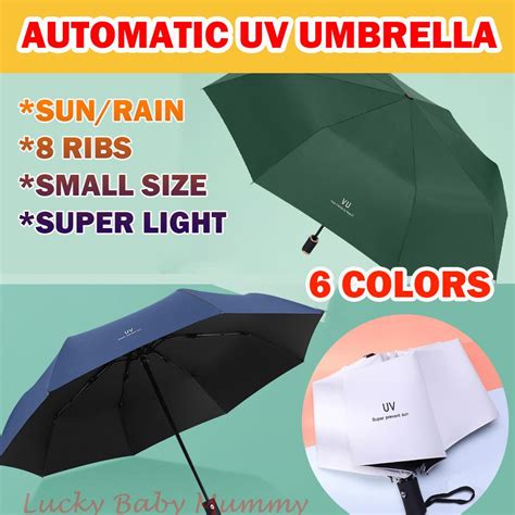 Automatic Uv Umbrella With 99 Protection Small And Compact