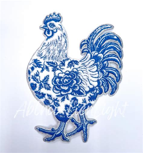 Chicken Patch Floral Chicken Patch Chenille Patch Coquette Patch