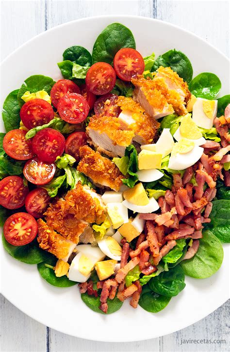 Ensalada Cobb Con Pollo Crujiente Javi Recetas