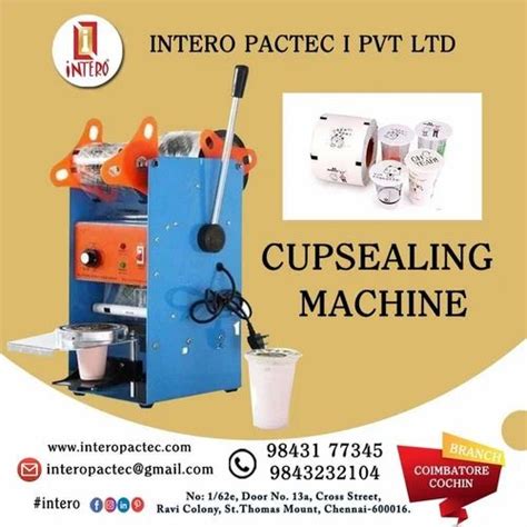 Cup Sealer Machine 500 1000 Pouch Per Hour At ₹ 9000piece In