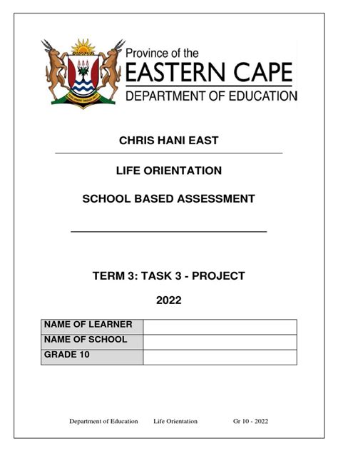 Grade 10 Term 3 Project Pdf Books Volunteering
