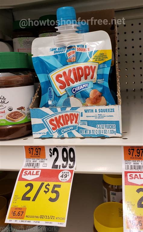 Free Skippy Squeeze At Stop And Shop How To Shop For Free
