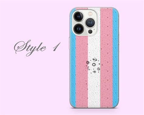 Lgbtq Transgender Flag Art Love Pride Phone Case For Iphone 14 13 Pro