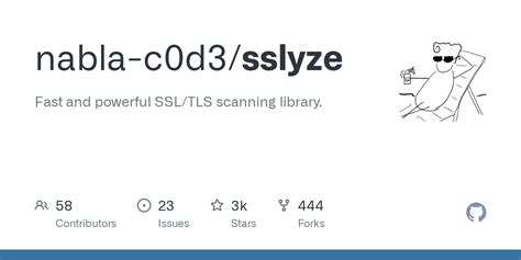 Releases Nabla C D Sslyze Github