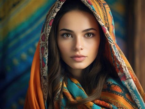 Premium Ai Image A Beautiful Ancient Middle Easter Arabian Young Woman