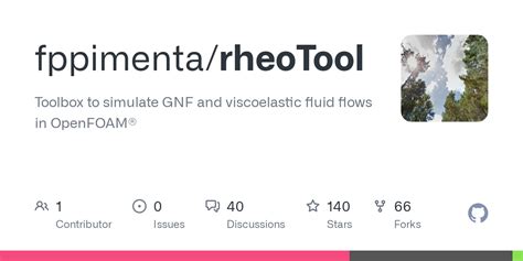 Github Fppimenta Rheotool Toolbox To Simulate Gnf And Viscoelastic Fluid Flows In Openfoam