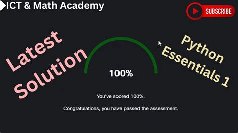 Python Essentials 1 Final Test Latest Solution Cisco Skills For All