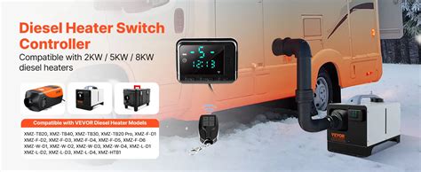 Vevor Diesel Air Heater Controller Dc5v Universal Diesel Air Heater