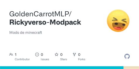GitHub GoldenCarrotMLP Rickyverso Modpack Mods De Minecraft