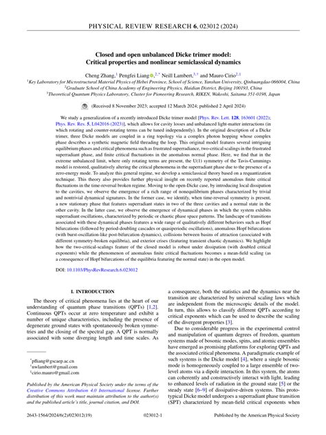 pdf closed and open unbalanced dicke trimer model critical
