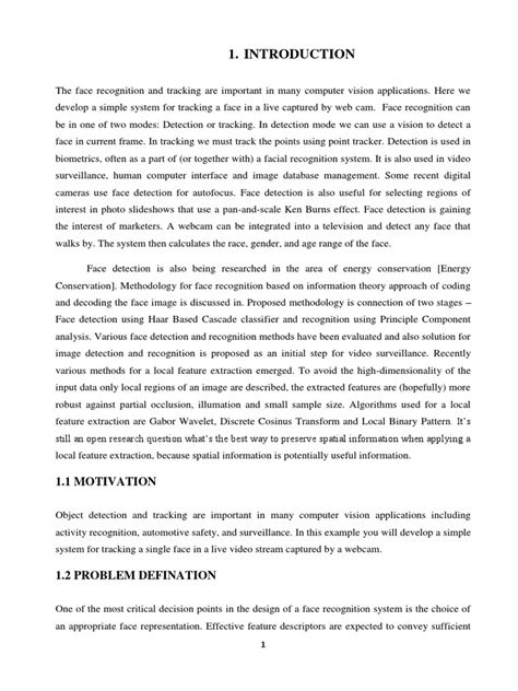 Face Recognition Using Opencv Pdf Conceptual Model Unified