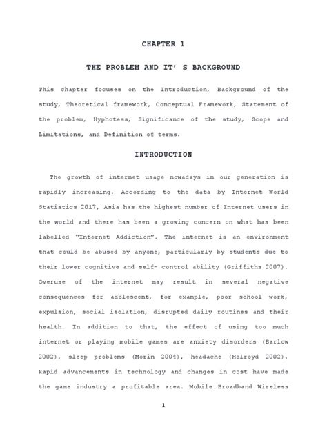 Chapter 1 Introduction Pdf Internet Access Adolescence