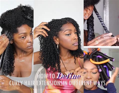 How To Define Curls For Curly Hair Extensions In Various Methods