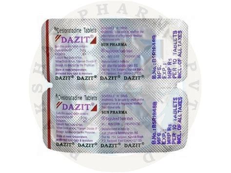 Dazit Desloratadine Tablet Packaging Type Strip Packaging Size 10 Tablets At ₹ 143 Stripe