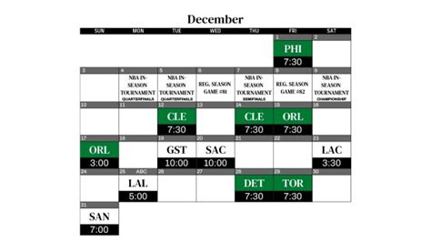 2023 2024 Boston Celtics Printable Schedule Download Nbc Sports Boston