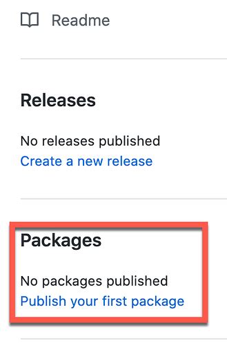 Github Container Registry Package Not Showing On Repo Community