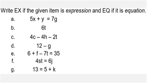 Expression Vs Equation Pptx