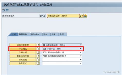 【fi】sap标准成本计算和发布sap标准成本估算与发布流程 Csdn博客