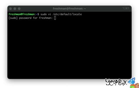 우분투 ubuntu 22 04 server 로케일 locale 설정하기 yeopbox