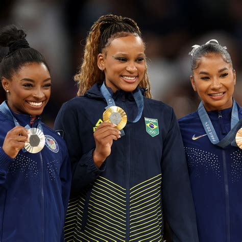 Simone Biles Rebeca Andrade And Jordan Chiles Make