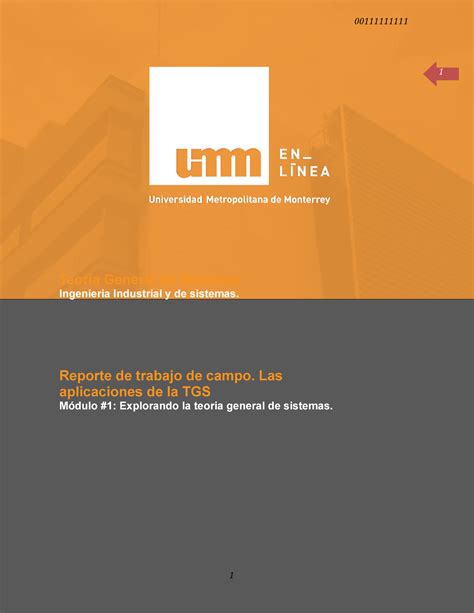 M1 Act1 Tgs Teoria General De Sistemas Teoria General De Sistemas