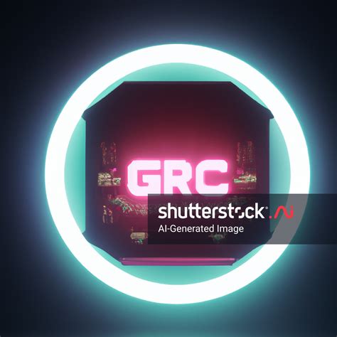 「neon 3d Image Grc Logo」のai生成画像、2307469421 Shutterstock