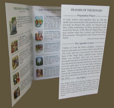 Guide How To Pray The Rosary Printable Booklet