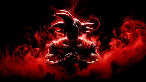 Goku Con Aura Roja Anime Fondo De Pantalla 4k Id 12969