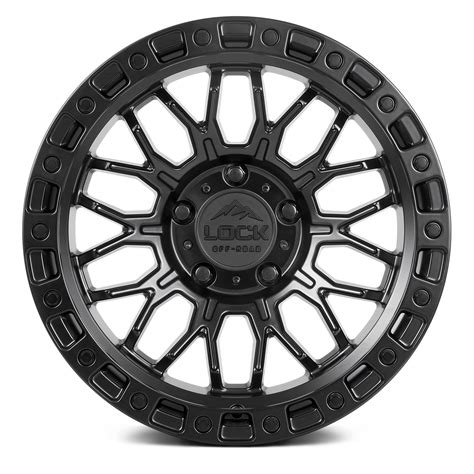 Lock Off Road® Combat Wheels Matte Black Rims