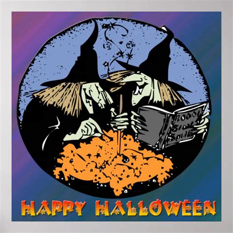 Witches Caldron Poster Zazzle