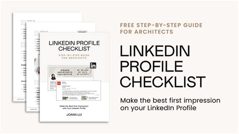 Linkedin Profile Checklist