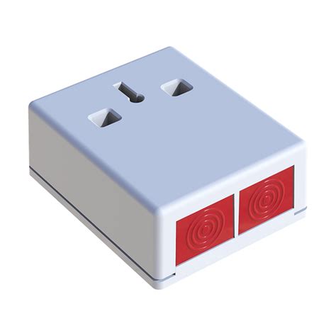 Panic Button Double Push Grade 3 Stainless Steel White Key