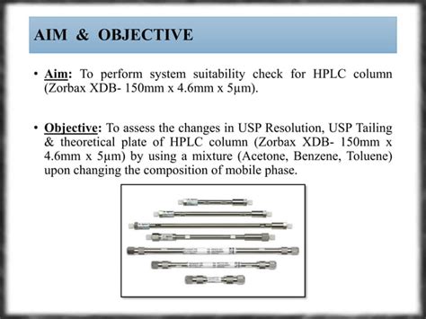 System Suitability Parameters Assessment By Hplc Pptx