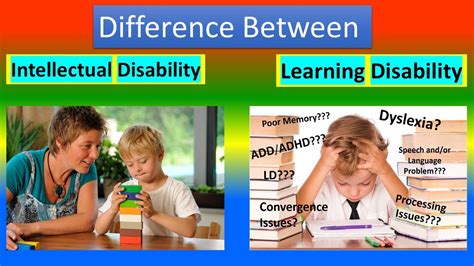 Difference Between Intellectual Disabilities And Learning Disabilities Youtube