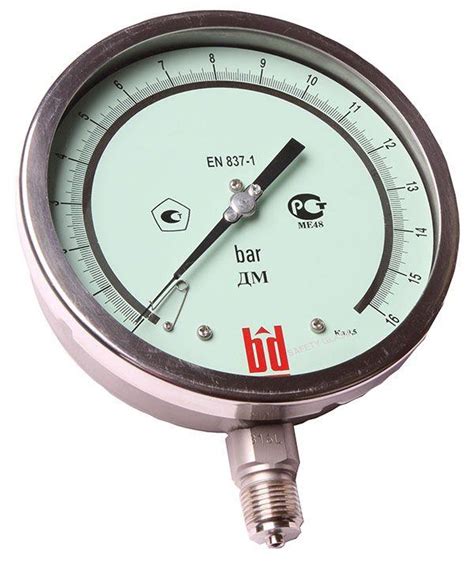 Манометр общетехнический с трубчатой пружиной тип ДМ (исполнение 8 ...