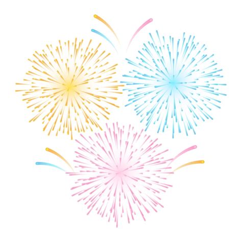 Exploding Fireworks Clip Art