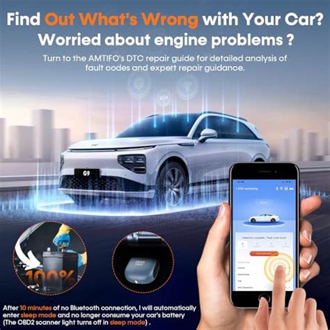 OBD2 Scanner Reader Bluetooth Wireless: Smart 1s Auto-Connect Clear Error Code | eBay