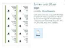 Avery Business Card Template 28878 Cards Design Templates
