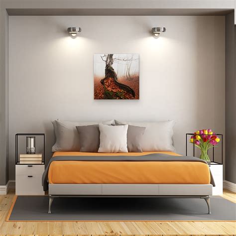 Vászonfestmény Ősfa Fa Fák Erdő Bükk Levelek 100 X 100 Cm Emaghu