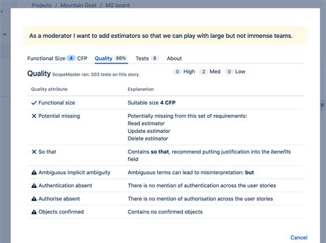 Story Analyser For Jira Cloud Automated QA And Sizing