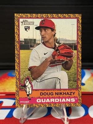 Doug Nikhazy 2025 Topps Heritage High Color Of The Year D 76 Rookie