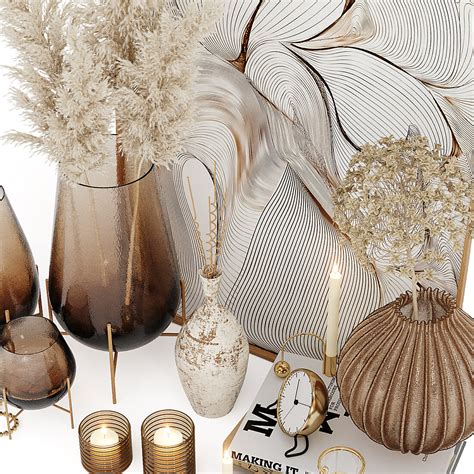 Decorative Set 123 3d Model By Sara Angel