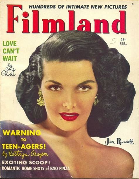 Jane Russell On The February 1951 Cover Of Filmland Magazine Susan
