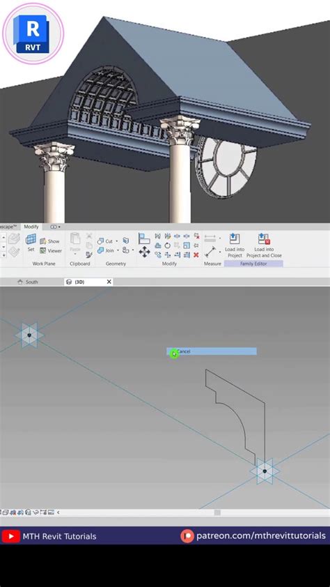 Creating A Classic Entrance In Revit